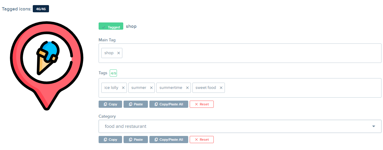 How to add the tags?